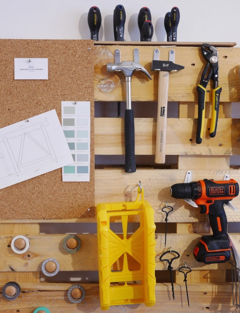 Fabriquer son rangement mural pour outils de bricolage