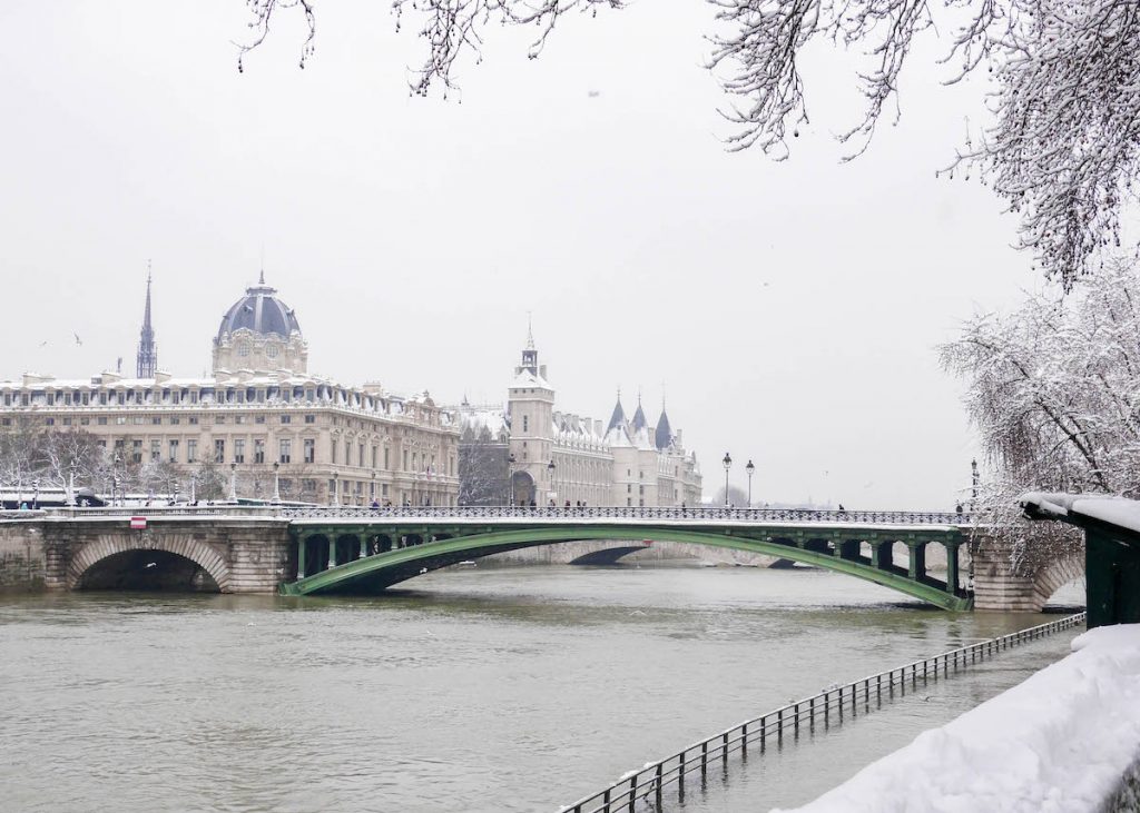 Paris sous la neige photos et vidéo - Blog Clem ATC