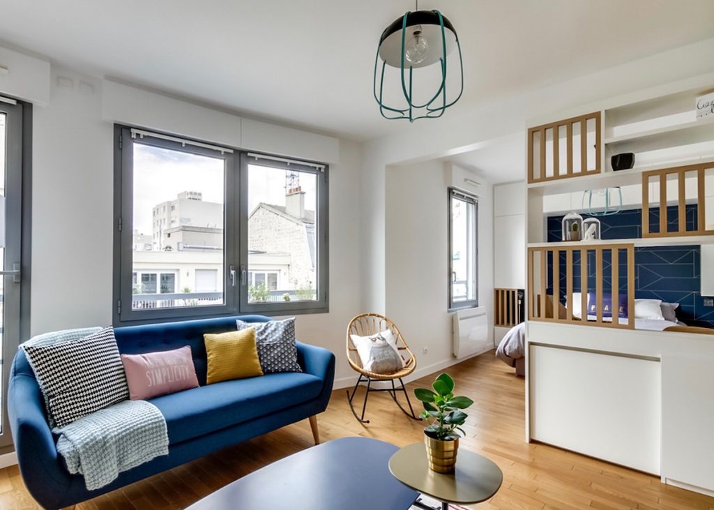 Visite Déco : un studio transformé en 2 pièces - Clem ATC