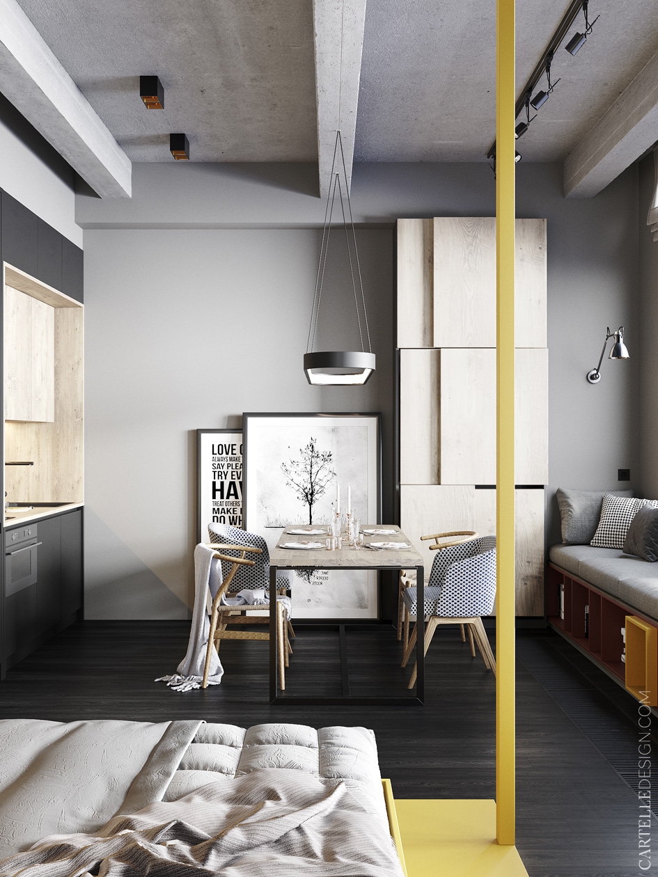 Studio étudiant : visite déco - Clem Around The Corner