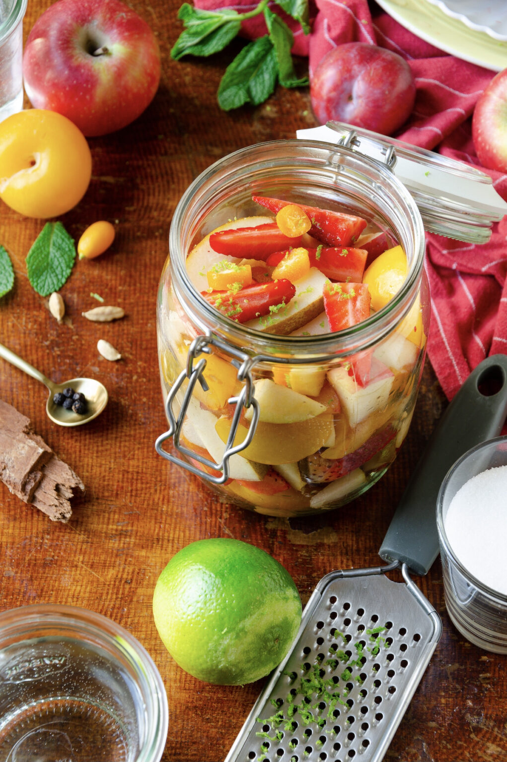 Fruit pickles minute : comment faire des pickles sucrés