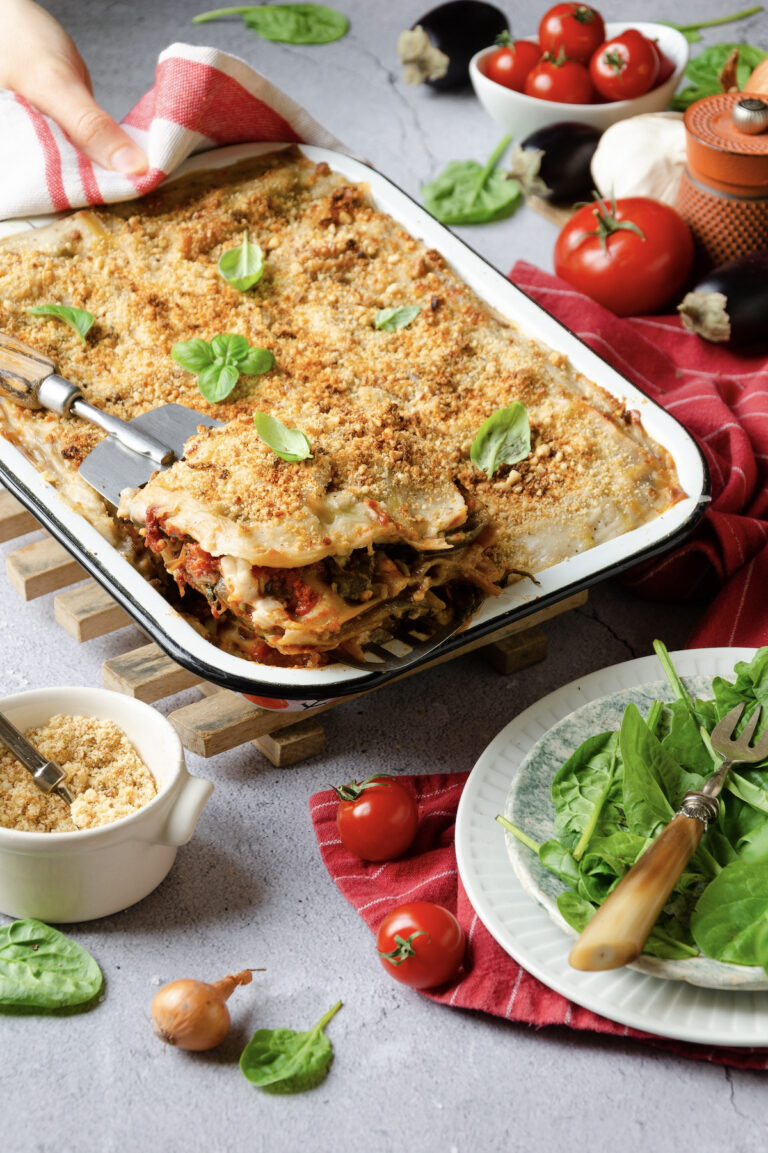 Recette lasagnes vegan aux légumes du marché - Blog clem