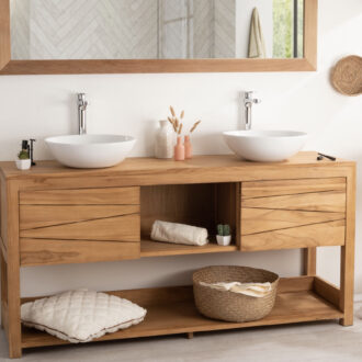 Salle de bain thème nature : 20 idées waouh ! - Clem ATC