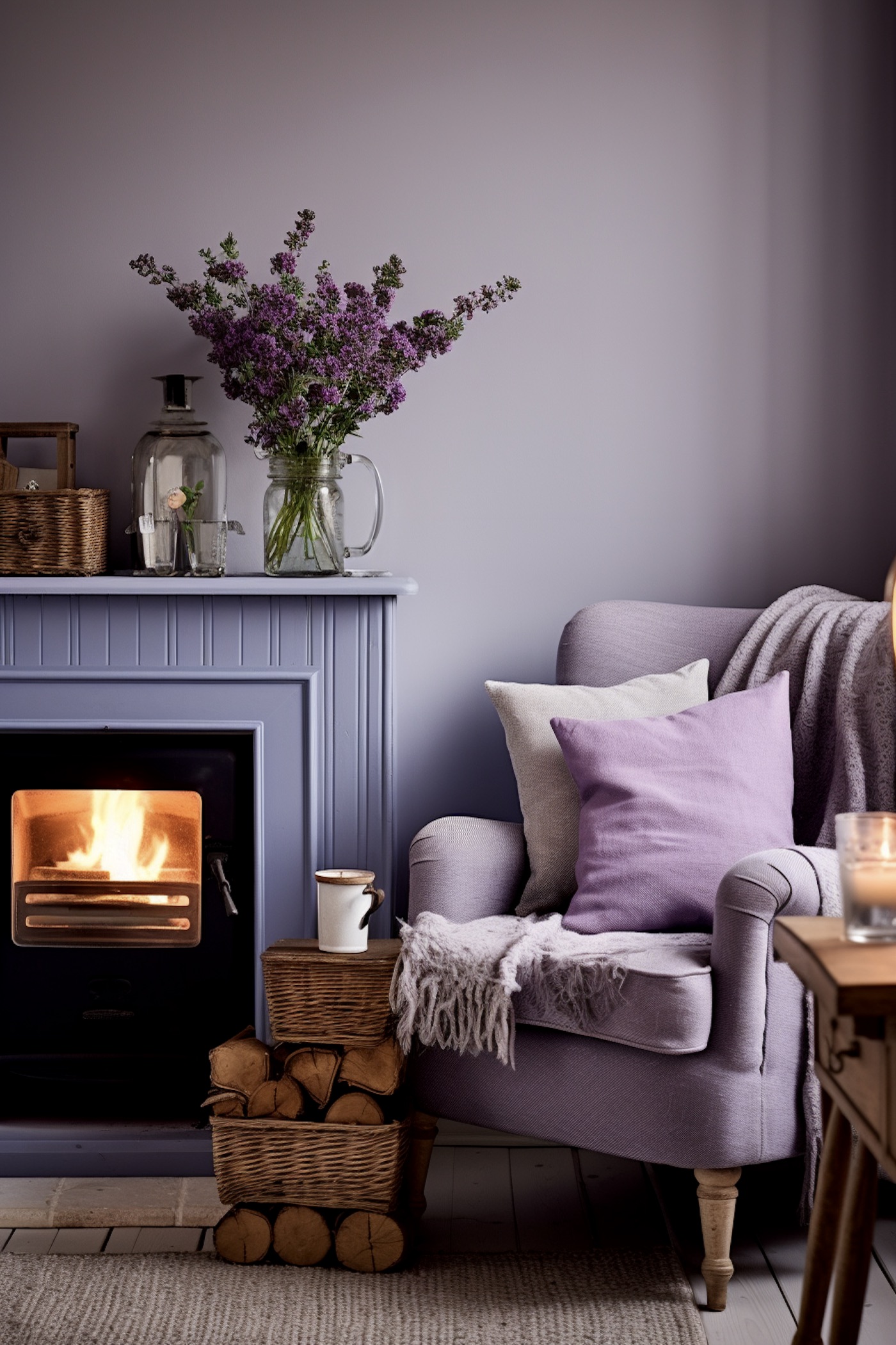 Déco couleur pourpre : une toile de fond royale pour votre intérieur