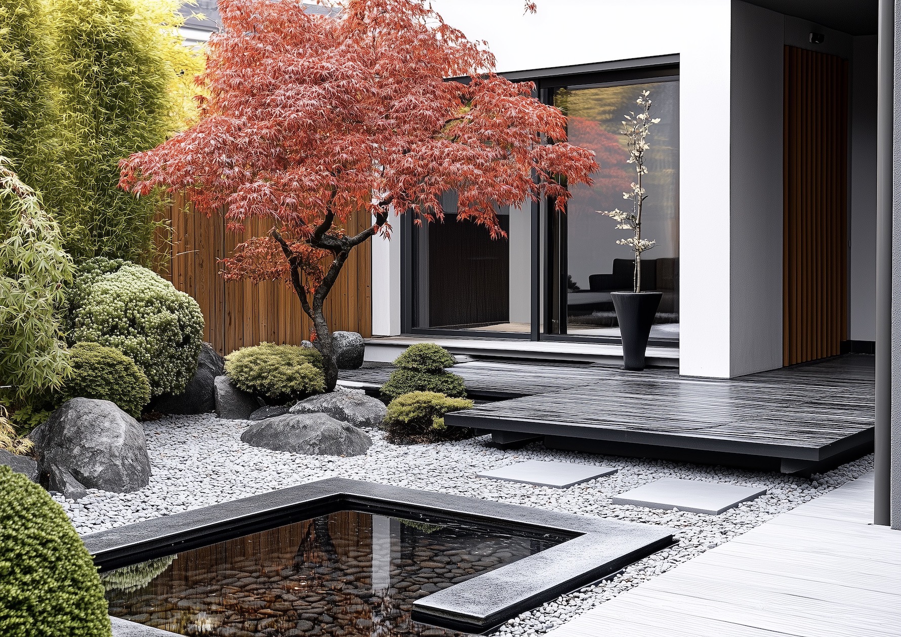 Créez une petite terrasse zen dans votre jardin - blog déco